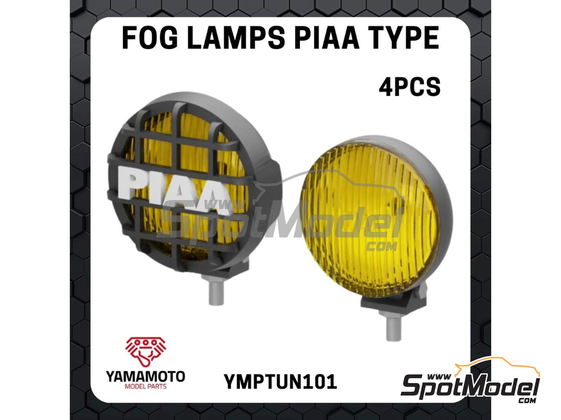 Yamamoto Model Parts YMPTUN101: Lights 1/24 scale - Fog Lamps PIAA type - 4 units (ref ...